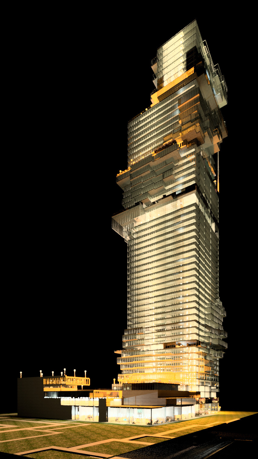 ArtStation - Revit Tower 3D model | Resources