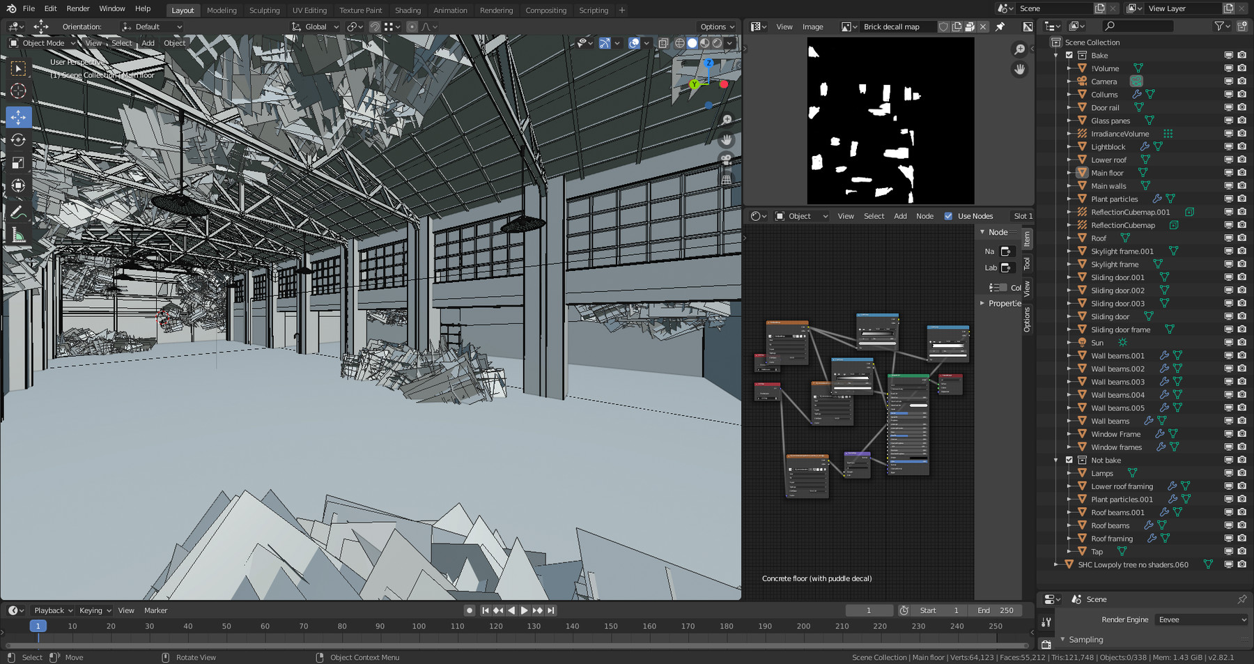 ArtStation - SHC Abandoned Factory hall | Game Assets