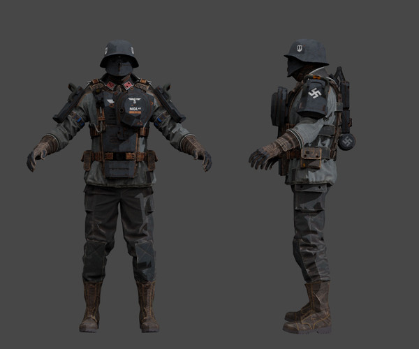ArtStation - German soldier | Resources