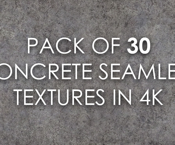 ArtStation - Pack of 30 Concrete Seamless Textures in 4K | Artworks