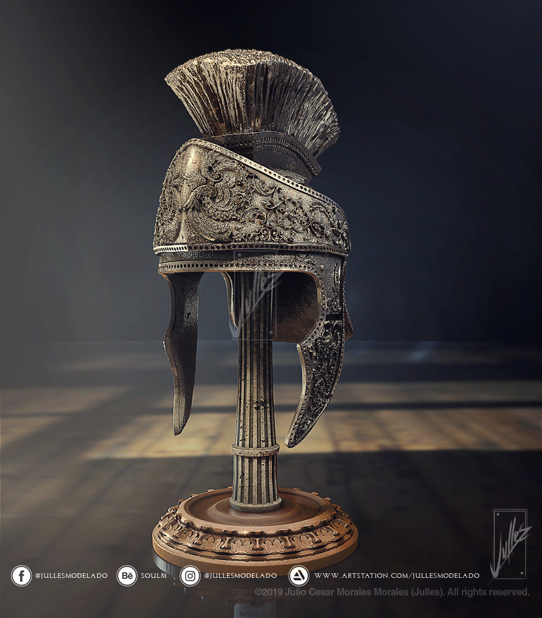 ArtStation - Roman helmet 3D print | Resources