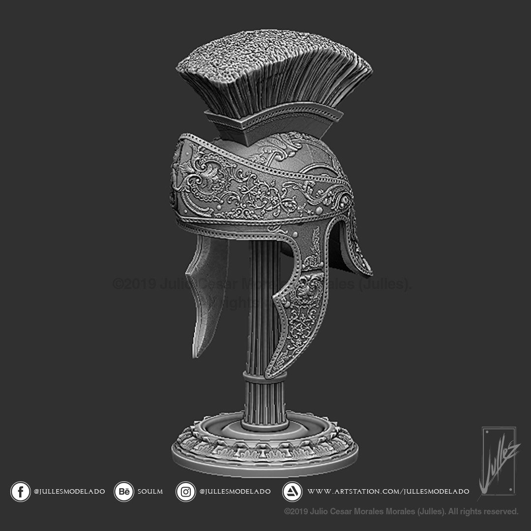ArtStation - Roman helmet 3D print | Resources