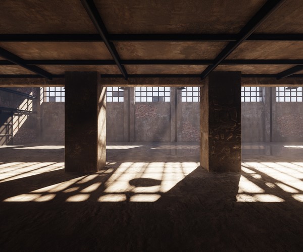 ArtStation - SHC Old Factory hall | Game Assets