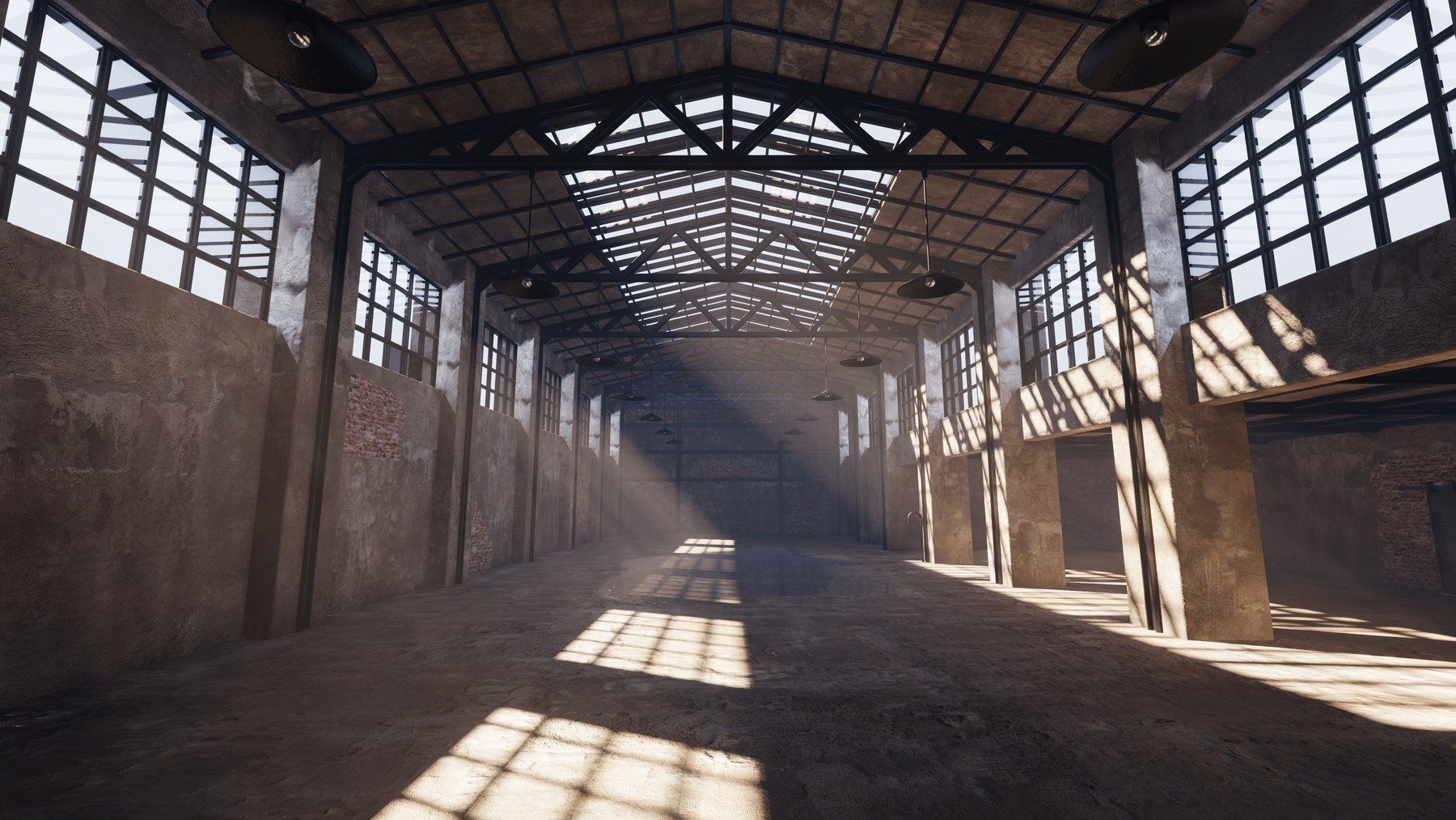 ArtStation - SHC Old Factory hall | Game Assets