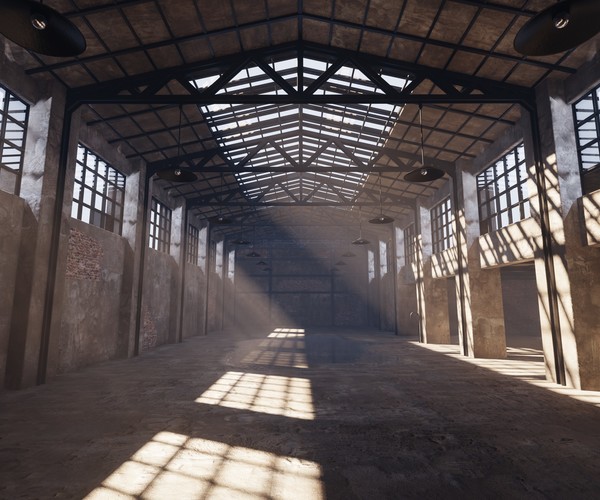 ArtStation - SHC Old Factory hall | Game Assets
