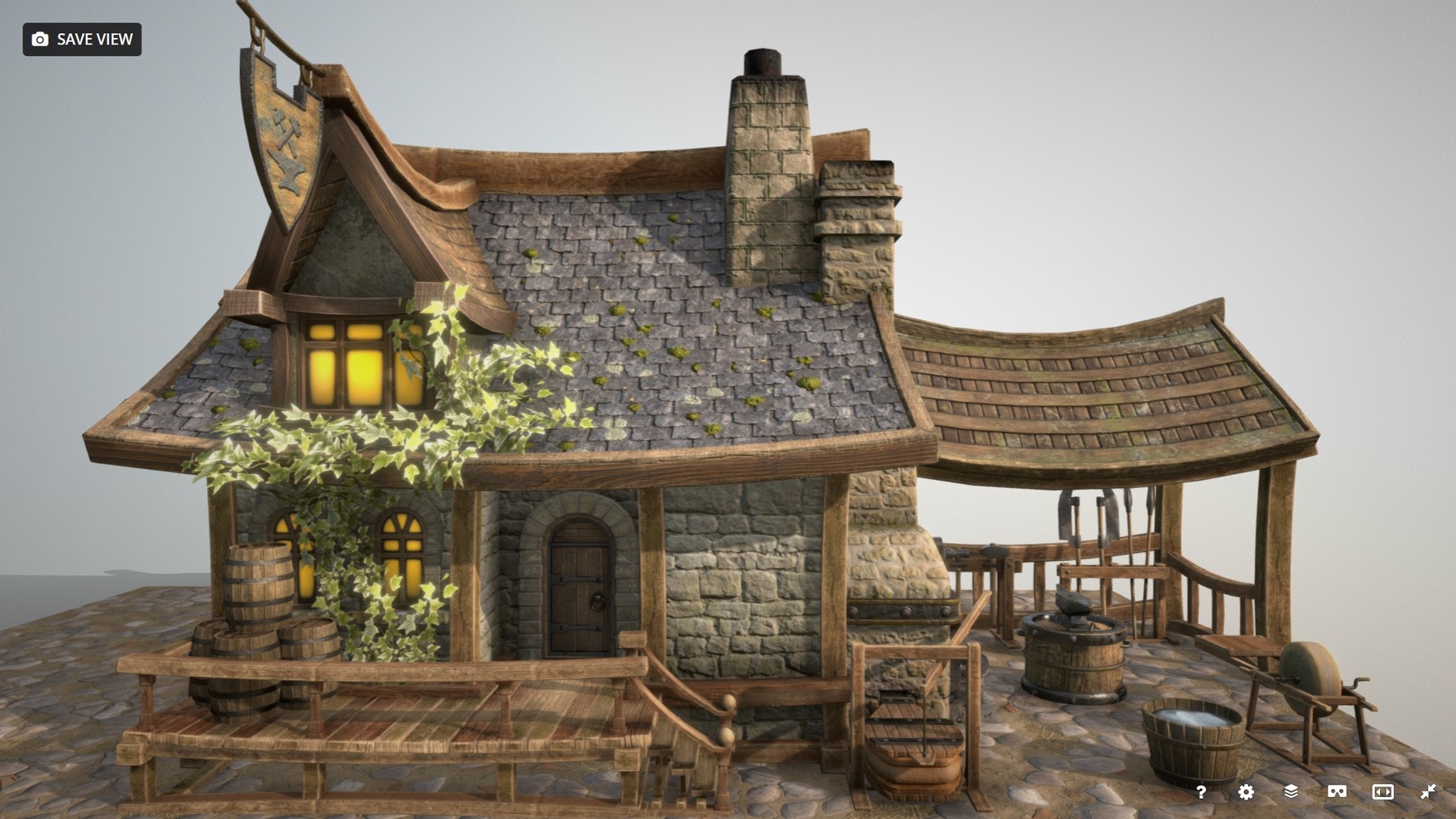 ArtStation - BlackSmith bulding | Game Assets