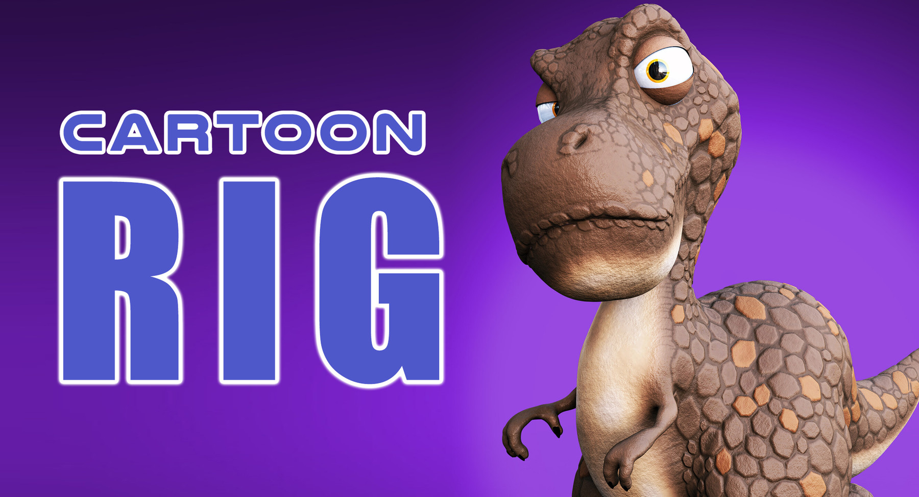 ArtStation - Cartoon Rigged Dinosaur | Resources