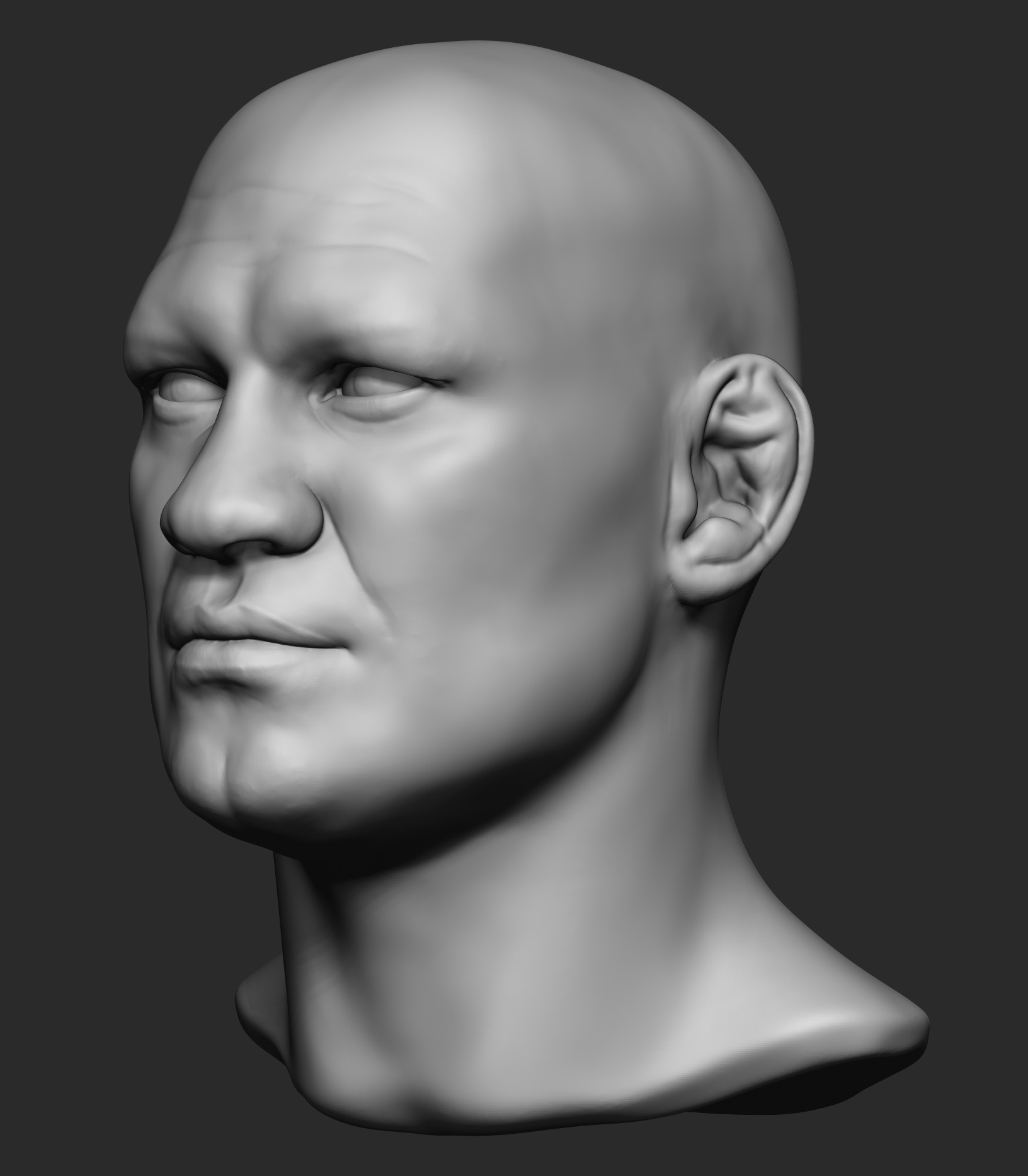 ArtStation - Head Bust (Model Ref: Cain Velasquez) | Resources