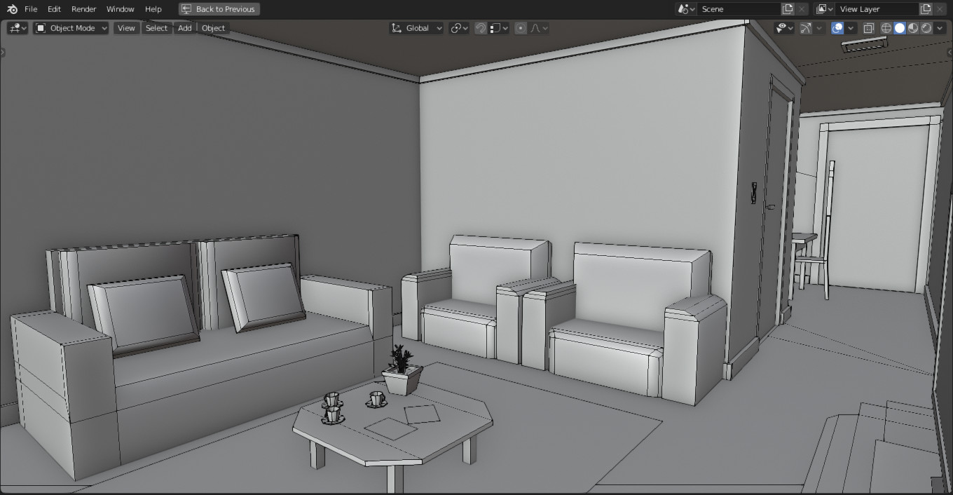 ArtStation - Modern House - Interior | Game Assets