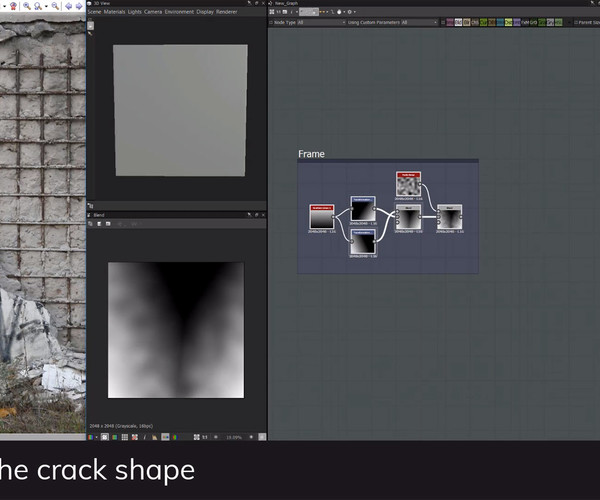 ArtStation - Damaged Plaster Wall | Substance Designer Tutorial | Tutorials
