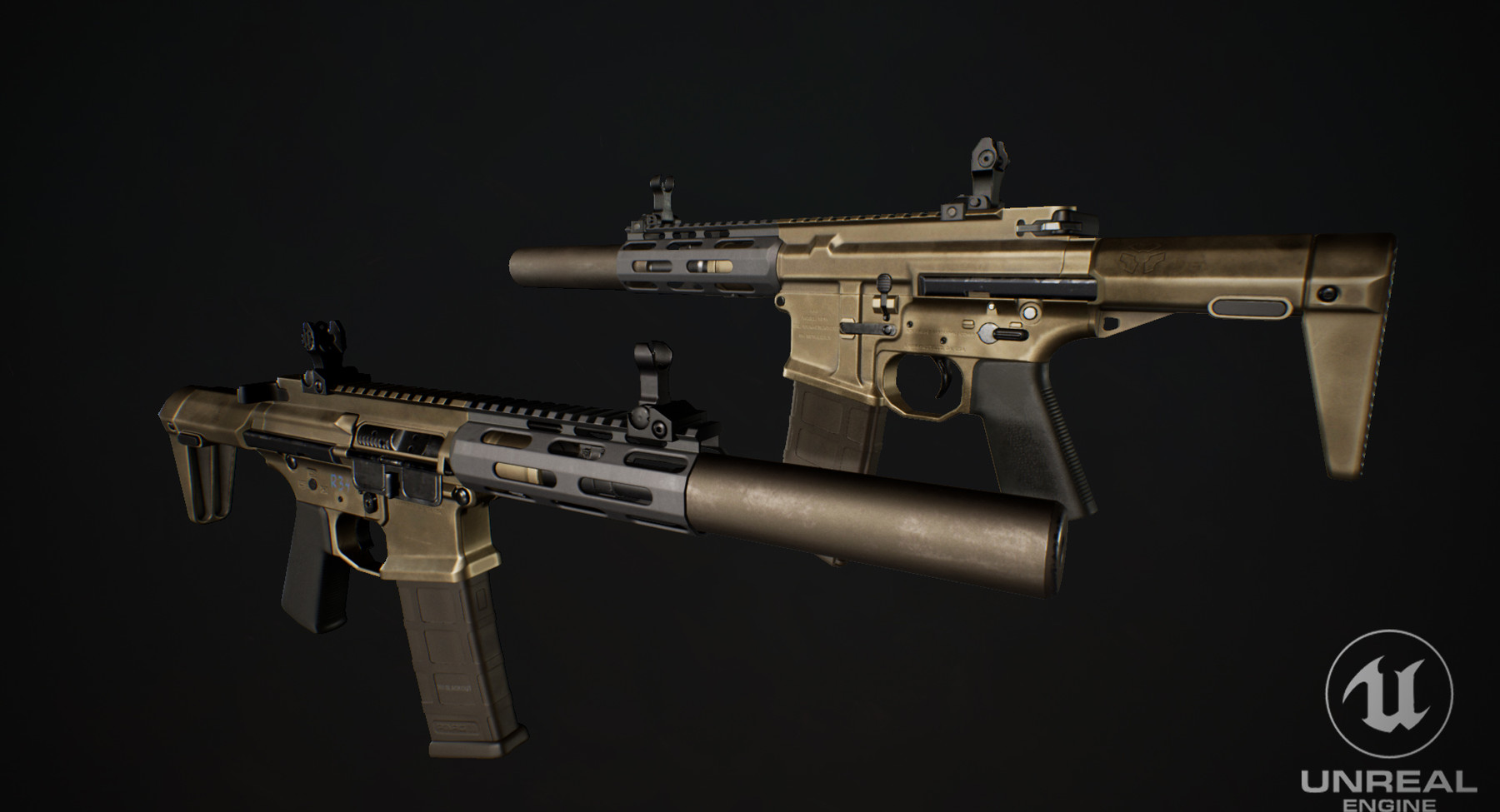 ArtStation - AAC Honey Badger PDW | Game Assets