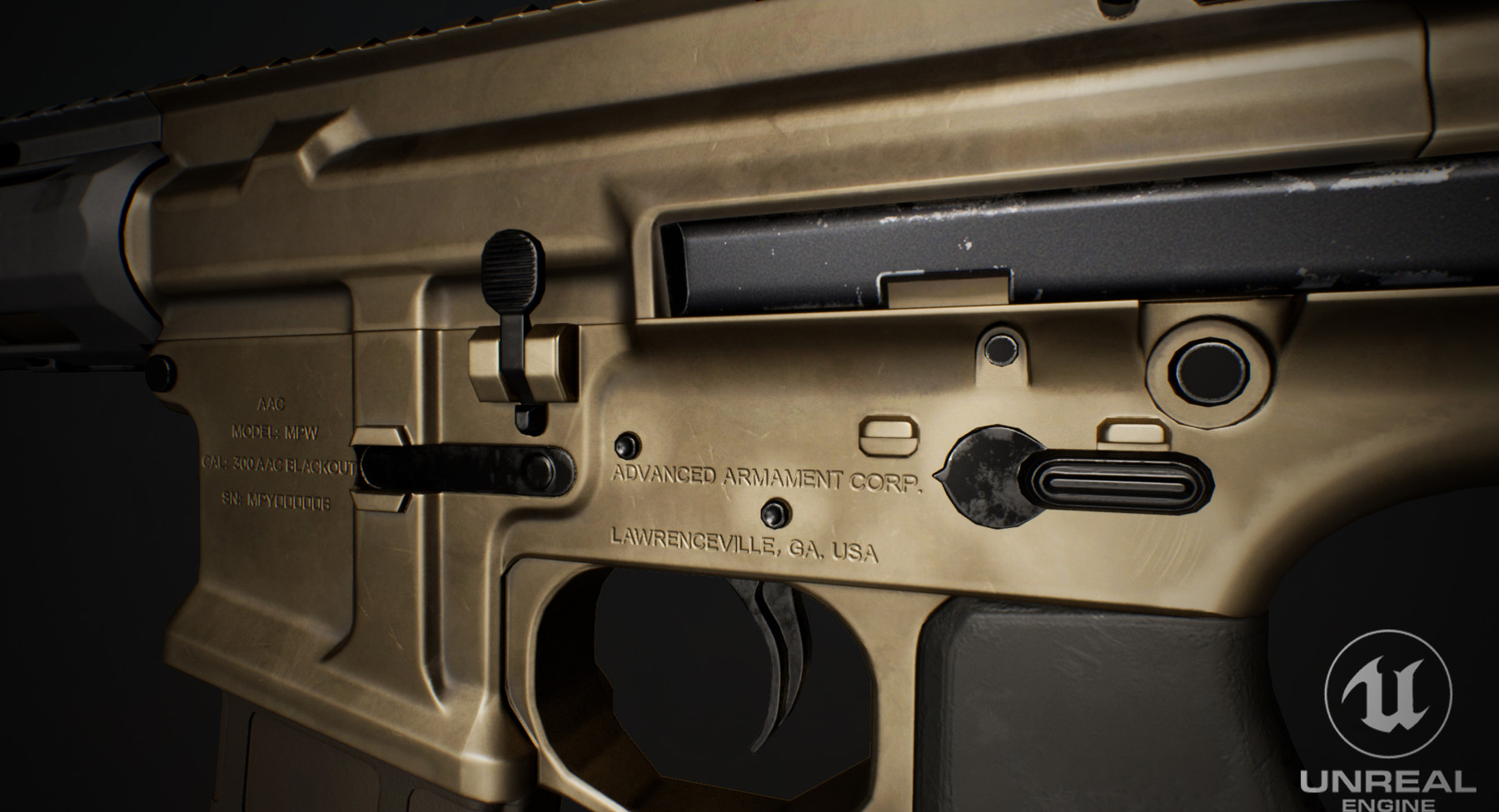 ArtStation - AAC Honey Badger PDW | Game Assets