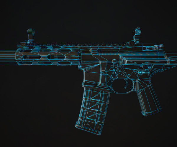 ArtStation - AAC Honey Badger PDW | Game Assets