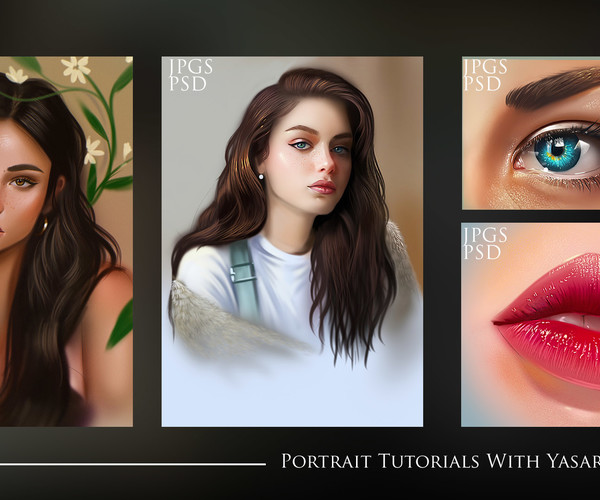 ArtStation - Portrait Painting Tutorial Bundle | Tutorials