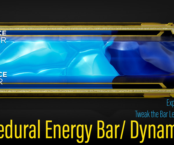 ArtStation - Procedural Energy Bar with Dynamic control | Resources