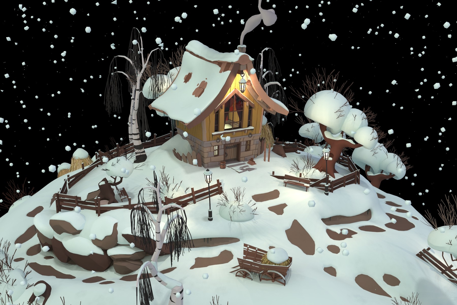 ArtStation - Set Klaus Fan art Scene | Resources