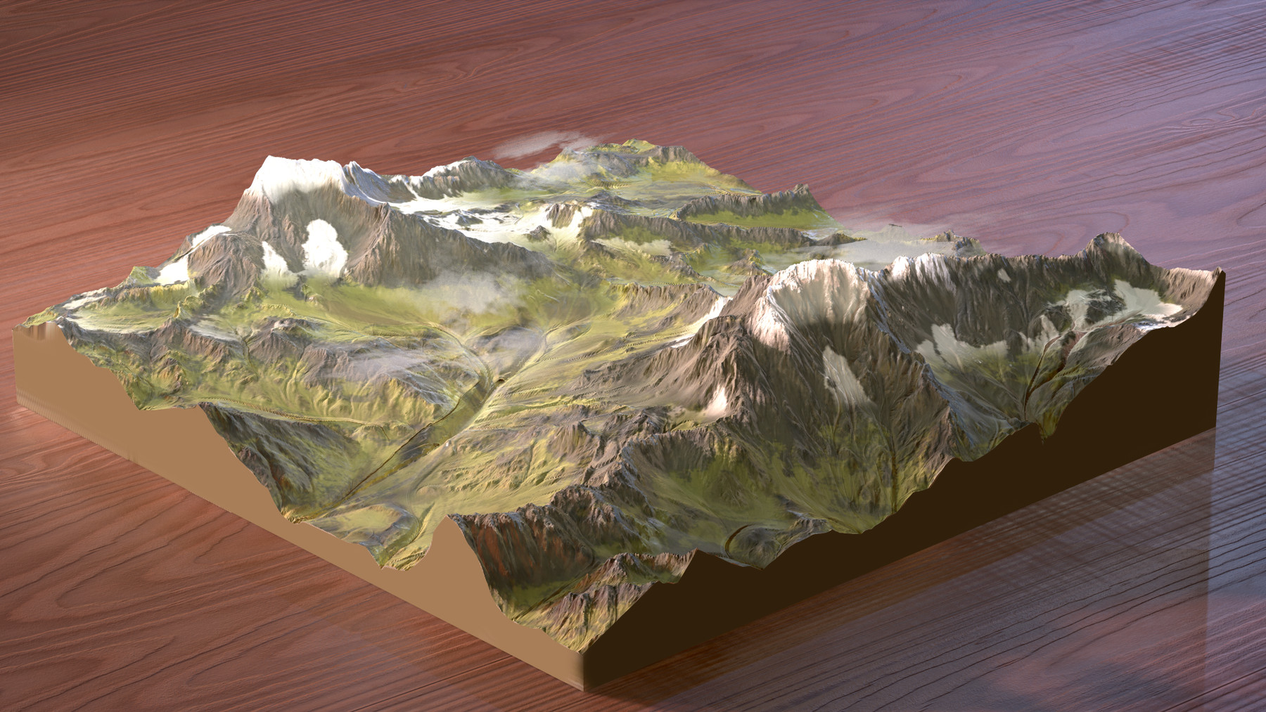 ArtStation - Gaea Terrain - Summer Alps Mountains | Resources