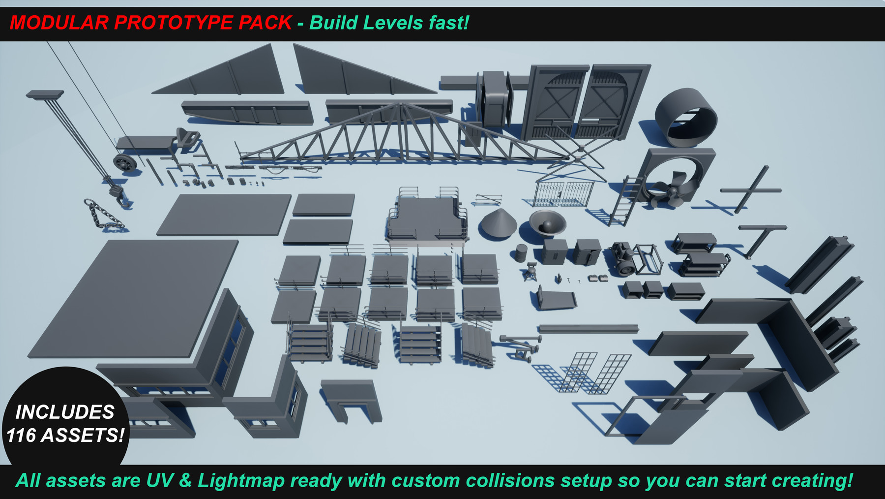 ArtStation - Modular Prototype Pack | Resources