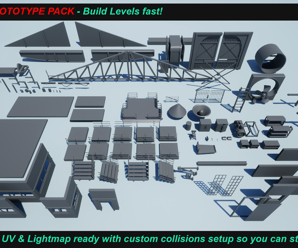 ArtStation - Modular Prototype Pack | Resources