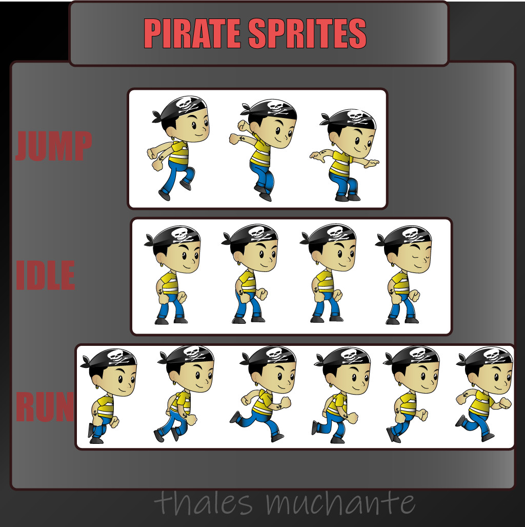 ArtStation - 2D Pirate Character | Game Assets