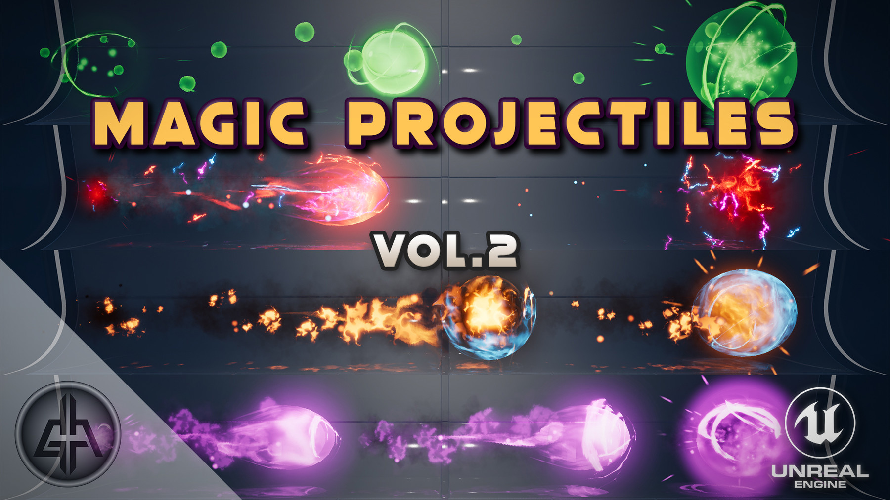 ArtStation - Magic Projectiles Vol. 2 - Unreal Engine | Game Assets