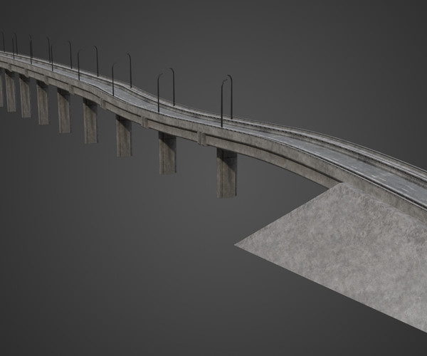 ArtStation - Bridge Overpass 3D Element | Resources