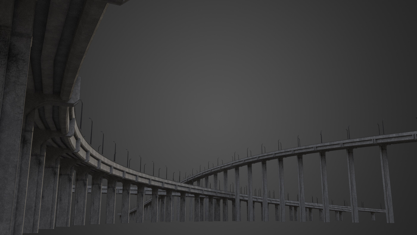 ArtStation - Bridge Overpass 3D Element | Resources
