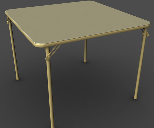ArtStation - Maya Table and Chairs | Game Assets