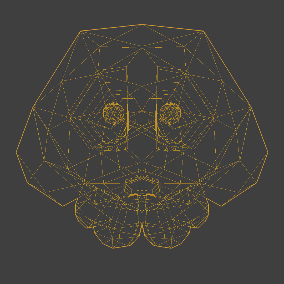 ArtStation - CARTOON SKULL - BLENDER Low-poly 3D model | Game Assets