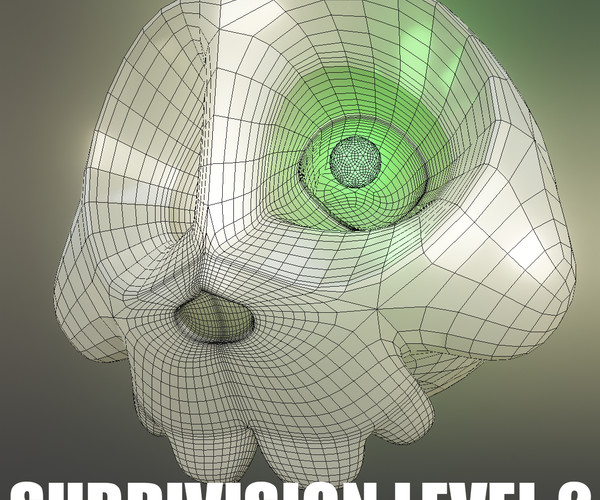 ArtStation - CARTOON SKULL - BLENDER Low-poly 3D model | Game Assets