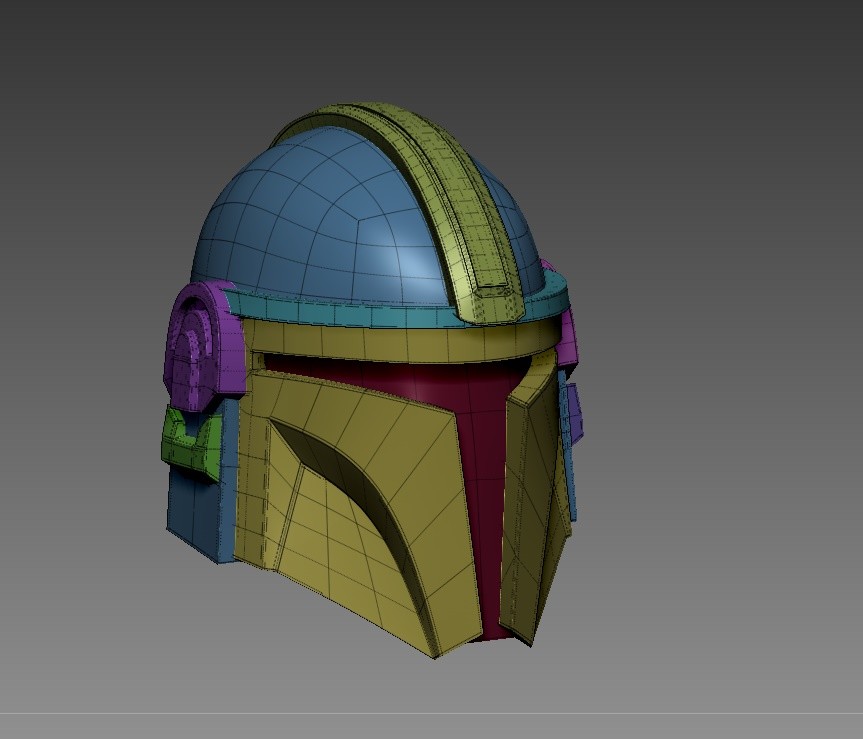Artstation Bounty Hunter Helmet 3d Print Asset Resources