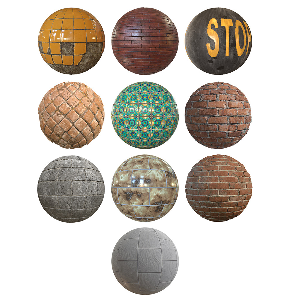 Substance Texture Pack - 3D model by Hamidreza Afshari (@artofcodeplus ...
