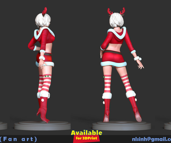 ArtStation - Nier 2B - Merry Xmas | Game Assets