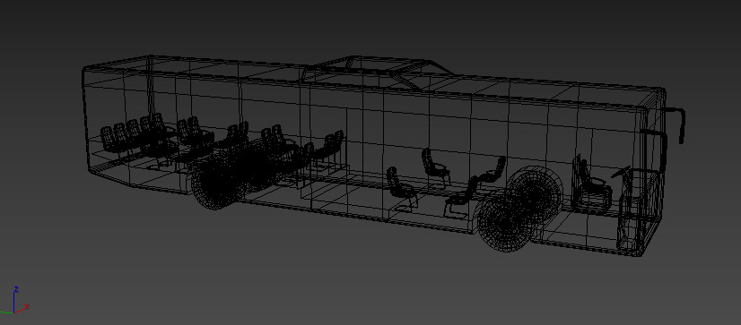 ArtStation - bus autobus coach vehicle car long car wheels wheel OBJ ...