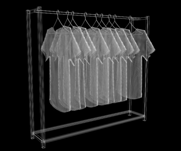 ArtStation - unisex woman women man men tshirt shirt rack folded ...