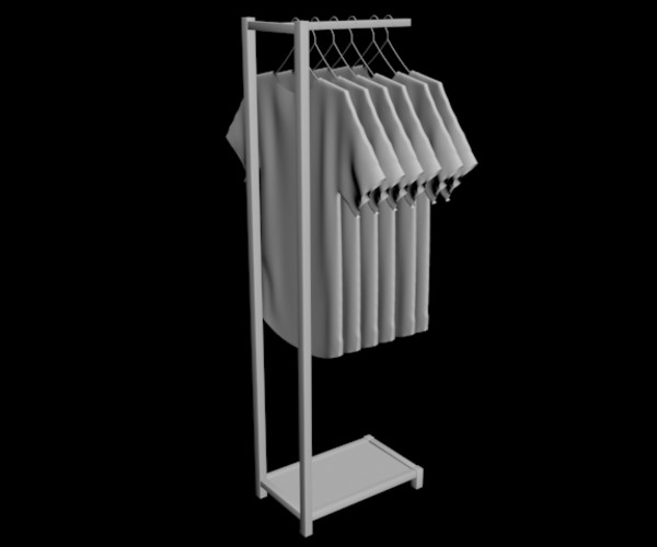 ArtStation - unisex woman women man men tshirt shirt rack folded ...
