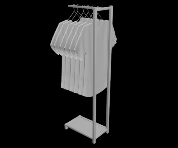 ArtStation - unisex woman women man men tshirt shirt rack folded ...