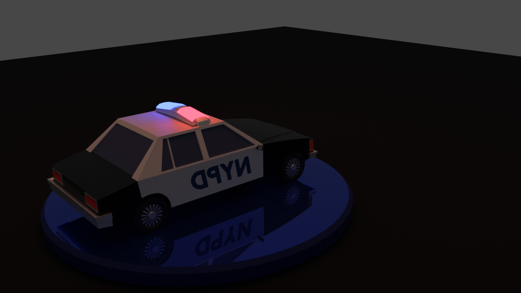 ArtStation - Low poly Police car | Resources