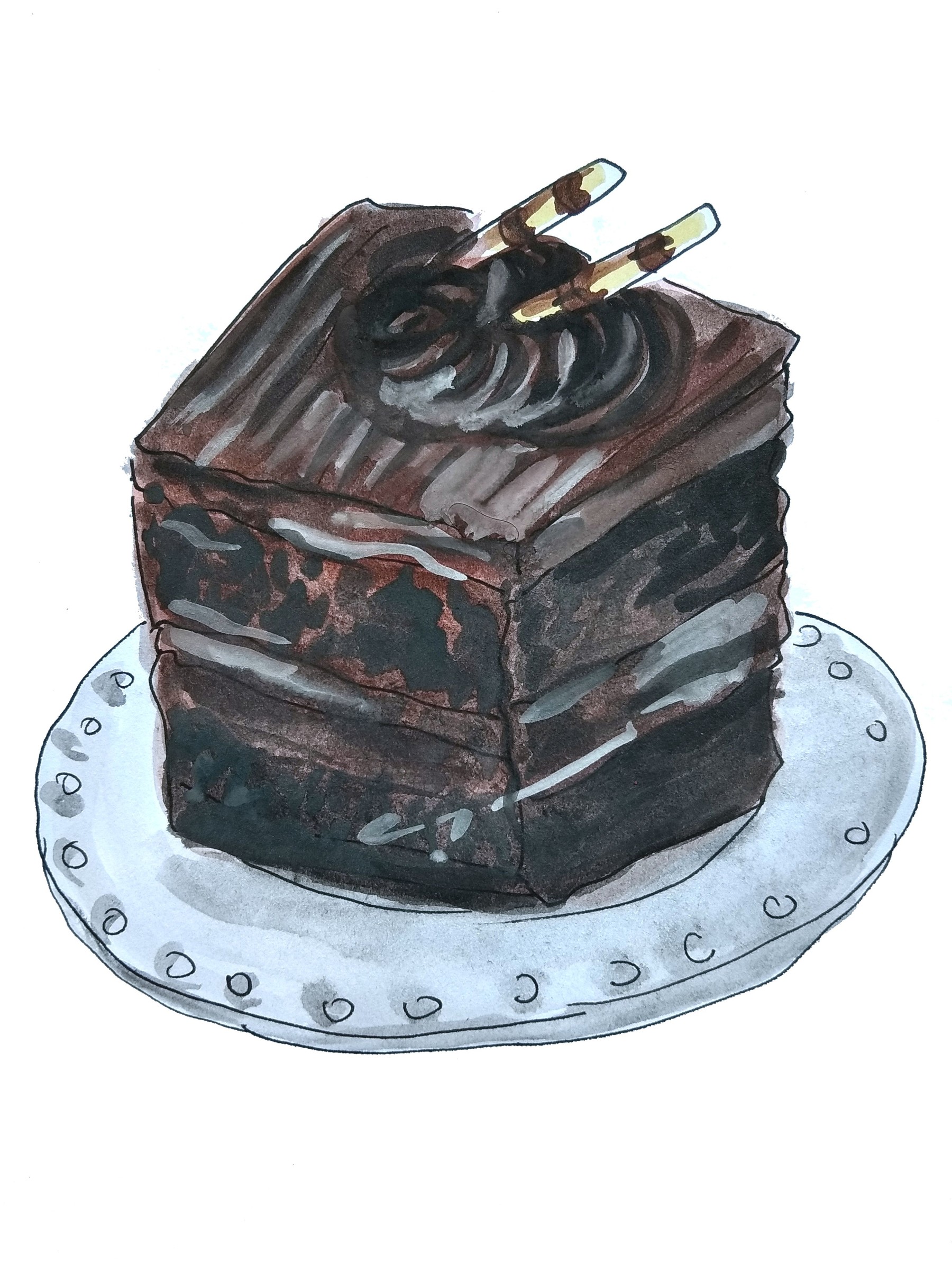 ArtStation - Chocolate cake | Artworks