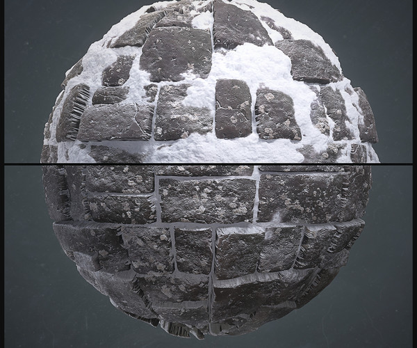 ArtStation - Stone Floor with Snow - Substance Designer | Tutorials