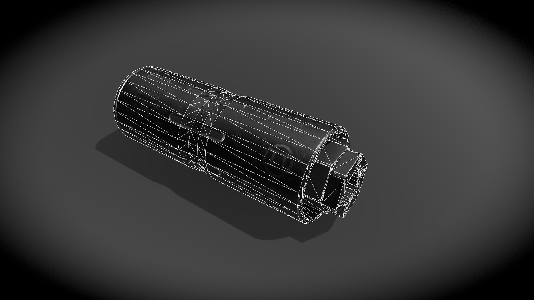 ArtStation - Gemtech Aurora II Suppressor | Game Assets