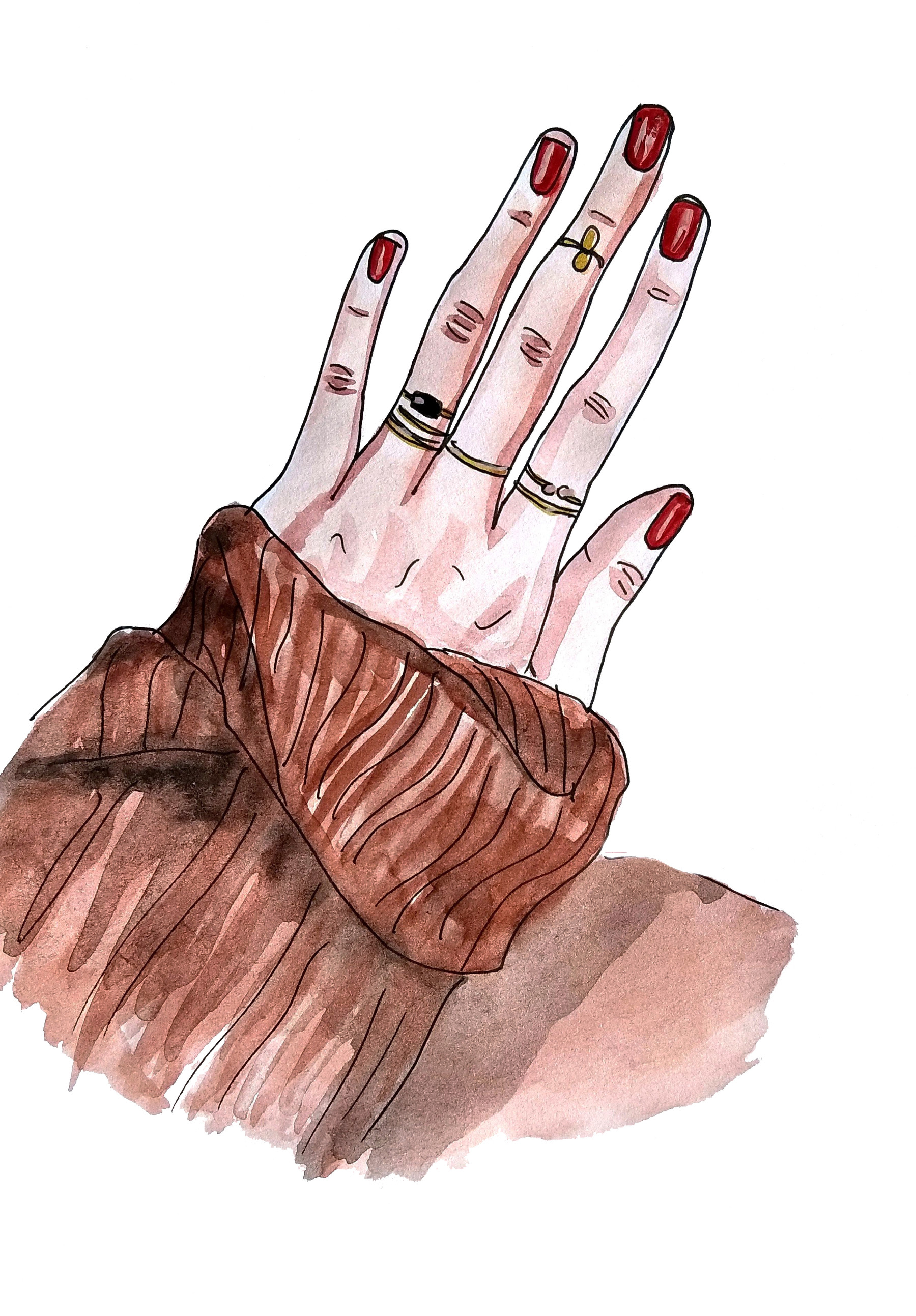 ArtStation - Hand with rings | Artworks