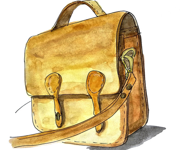 ArtStation - Yellow cambridge satchel | Artworks