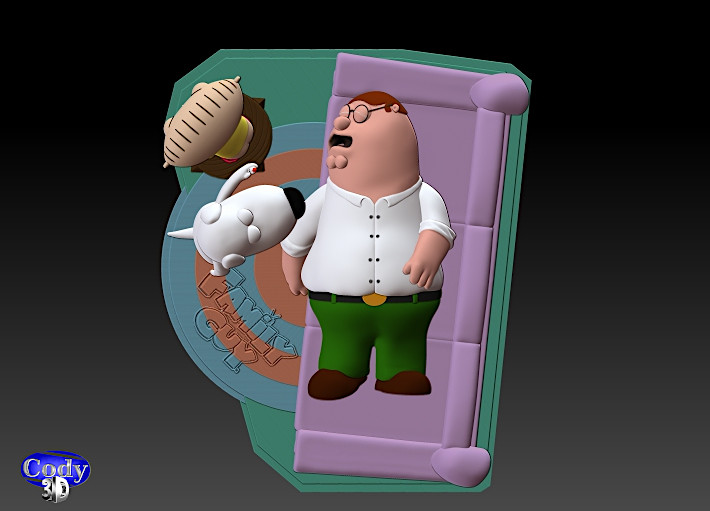 ArtStation - Family Guy (Griffin) Model Printing Miniature Assembly ...