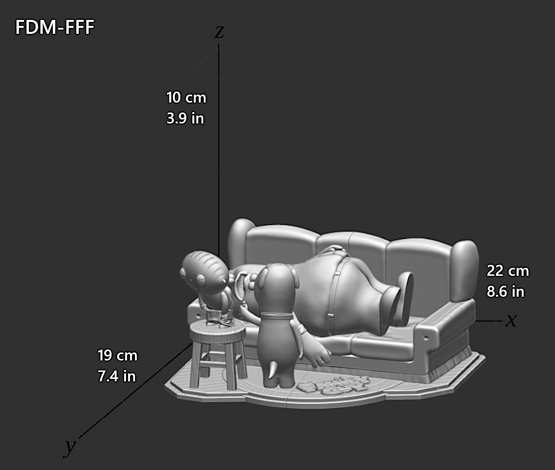 ArtStation - Family Guy (Griffin) Model Printing Miniature Assembly ...