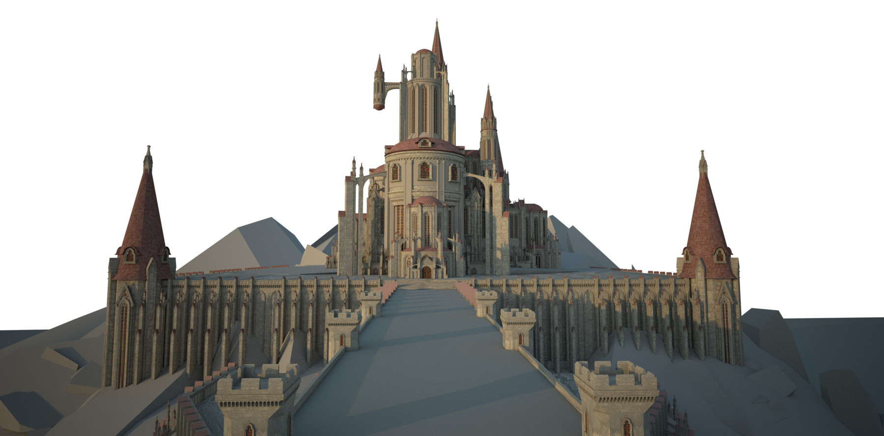 ArtStation - Castle Concept - Photobashing Techniques | Game Assets