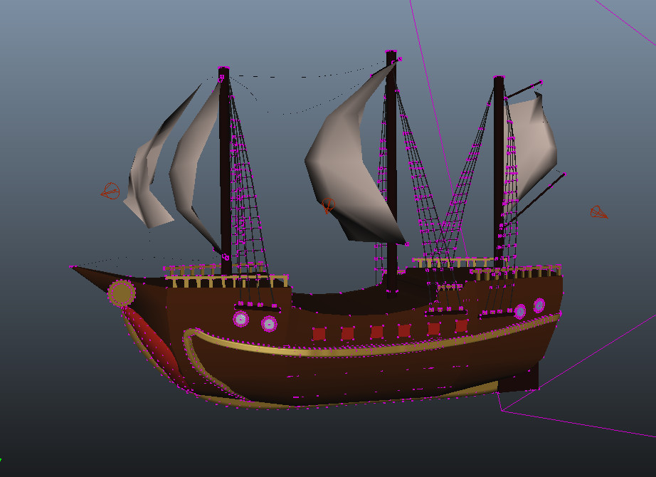 ArtStation - Simple Pirate Ship | Resources