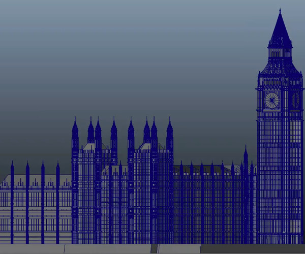 ArtStation - Big Ben Landmark Building w gritty style textures | Resources