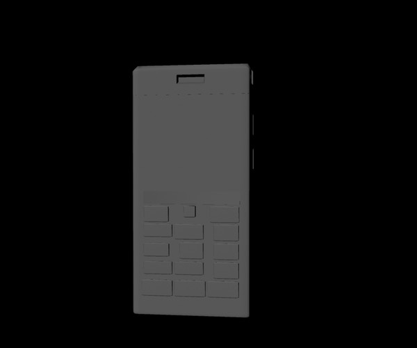 ArtStation - Keypad Mobile Phone untextured | Resources