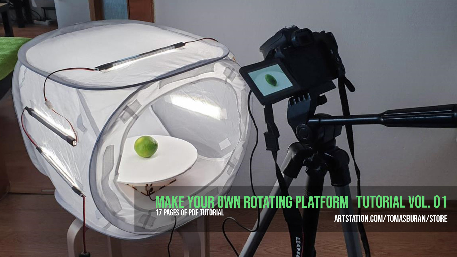 ArtStation - Make your own rotating platform - tutorial vol. 01 | Tutorials